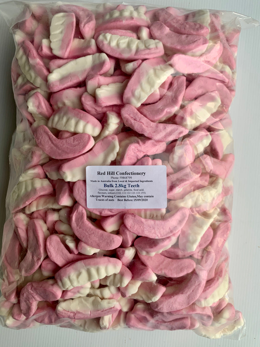 2.6kg Bag Lollies - TEETH – Southern Buying Home Delivery