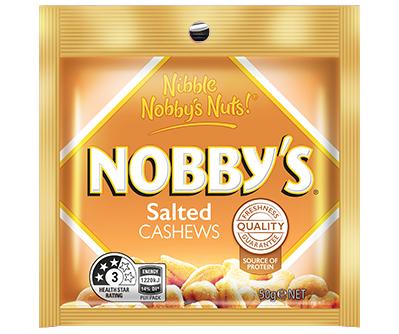 Nobbys Nuts SALTED CASHEWS 50g – Southern Buying Home Delivery